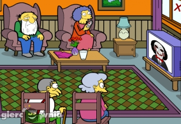 Grandpa Simpson Saw Game - darmowa gra online na Giercownia.pl