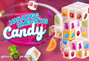 Mahjongg Dimensions Candy - darmowa gra online na Giercownia.pl